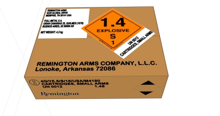 UN 0012: AMMO, INTERNATIONAL AIR – Remington Redbook